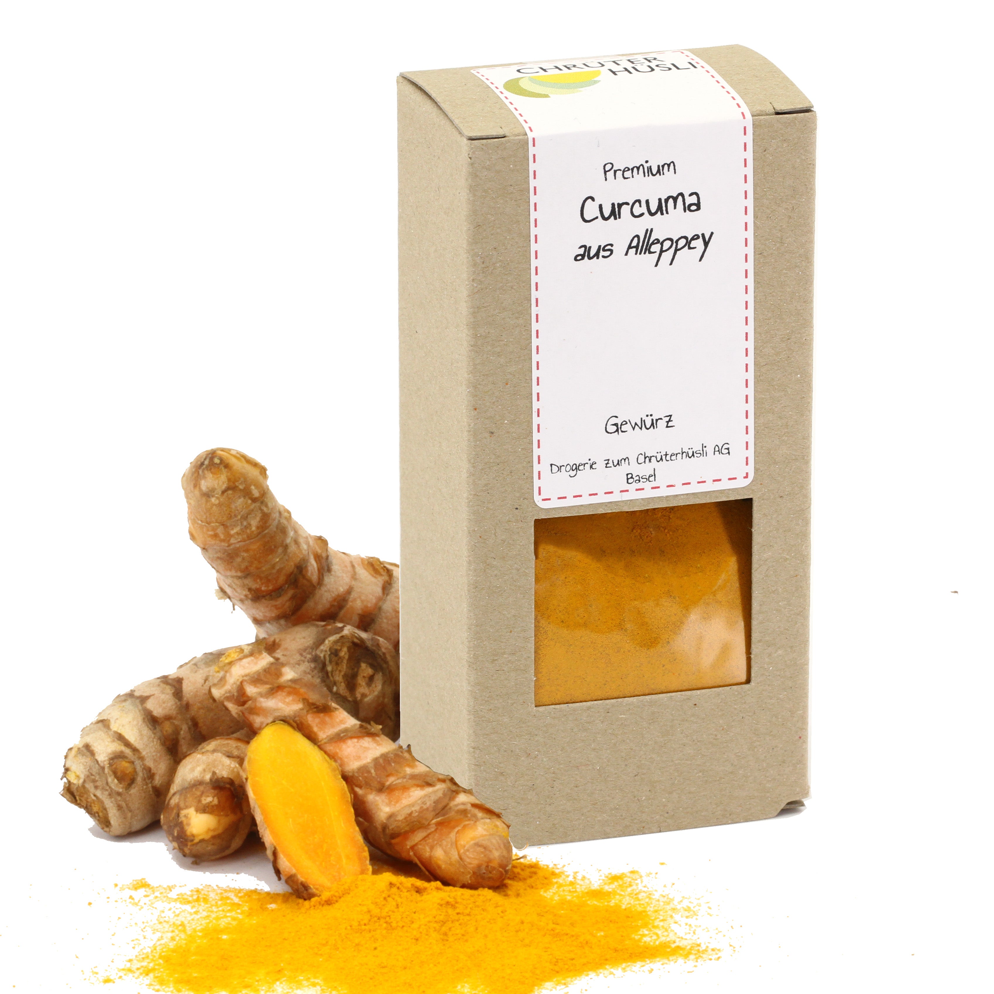 Curcuma Pulver Alleppey 50 g – Chrüterhüsli AG